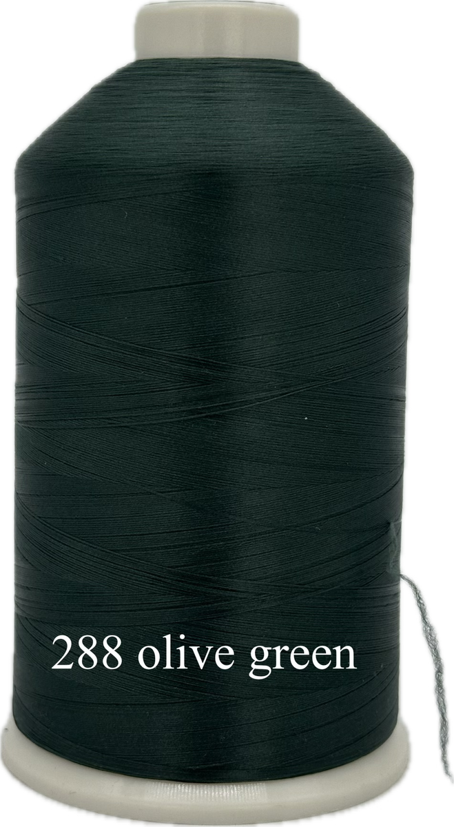 Olive Green Wooly Nylon Thread - 10,000 yds – Stretchy Threads