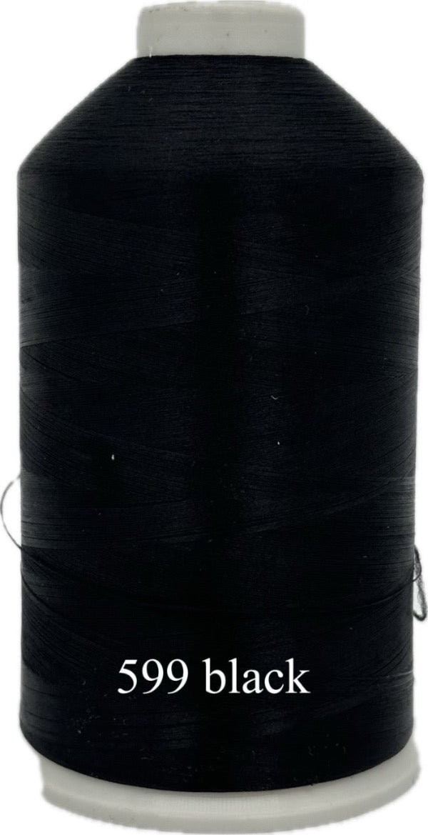Black Wooly Nylon Thread - 10,000 yds – Stretchy Threads